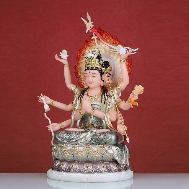 Doumu Yuanjun Statue Buddhist Hall Beidou White Marble Household ...
