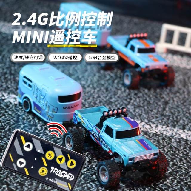 New Bigfoot Monster Off-Road Vehicle 1:64 Speed Mini Remote Control Car ...
