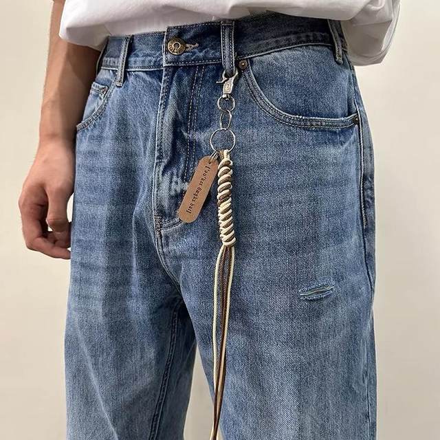 CGYYDS24SS braided wax rope leather brand cleanfit waist buckle ...