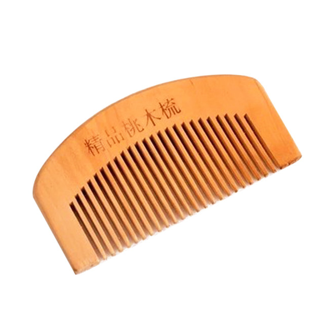 Boutique peach wood comb comb smooth hair massage home comb men and ...