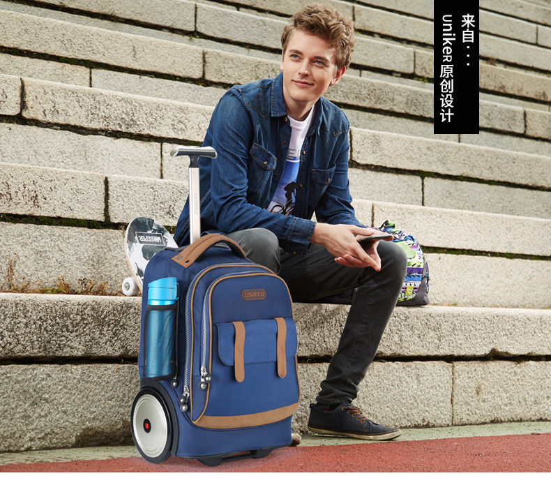 Trolley bag - Dark blue 10001t [recommended] | Uniker