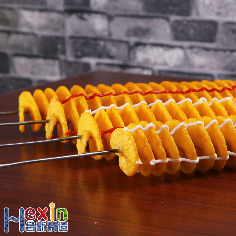 Potato Tower Model Simulation Food Tornado Potato Xiaoman Tornado Food ...