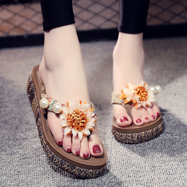 2024 new style flip-flops for women, platform sandals, summer beach ...