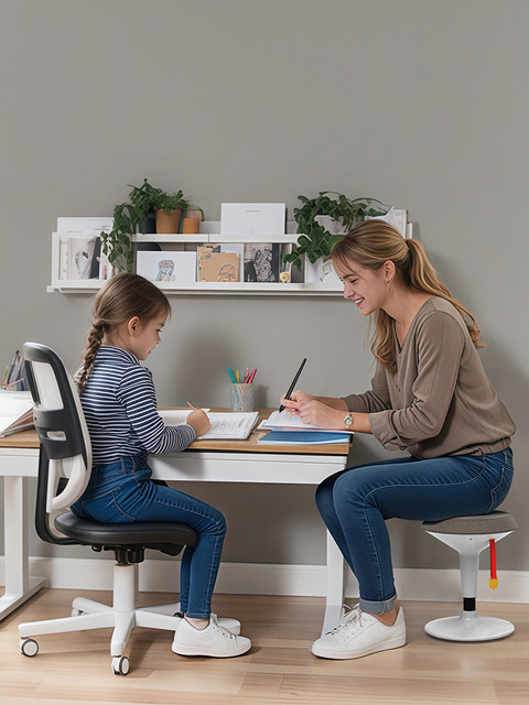 Yichao accompanying reading stool parents accompanying learning small ...