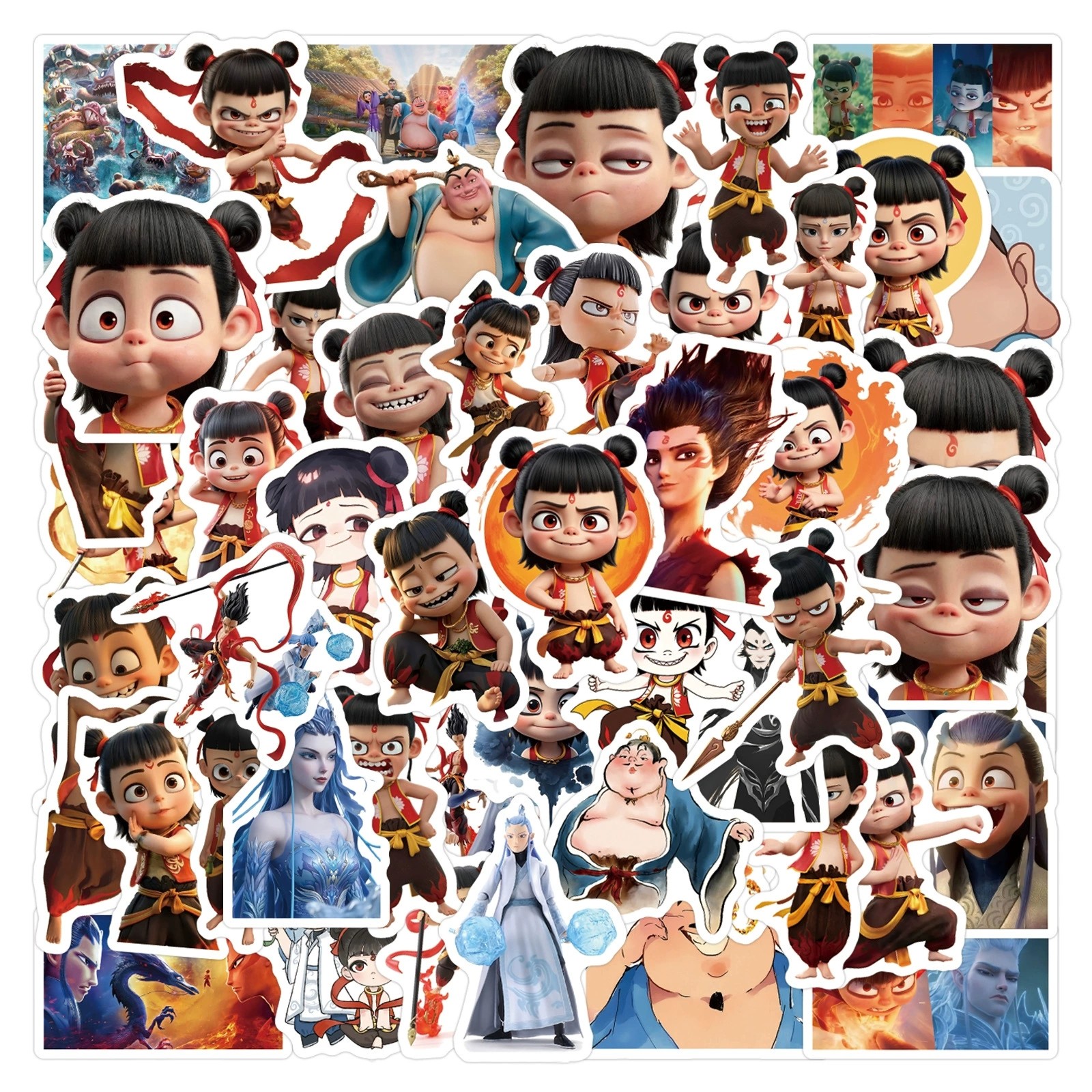 250 Nezha stickers Nezha 2: The Devil Child's Sea Emoji Pack Ao Bing ...