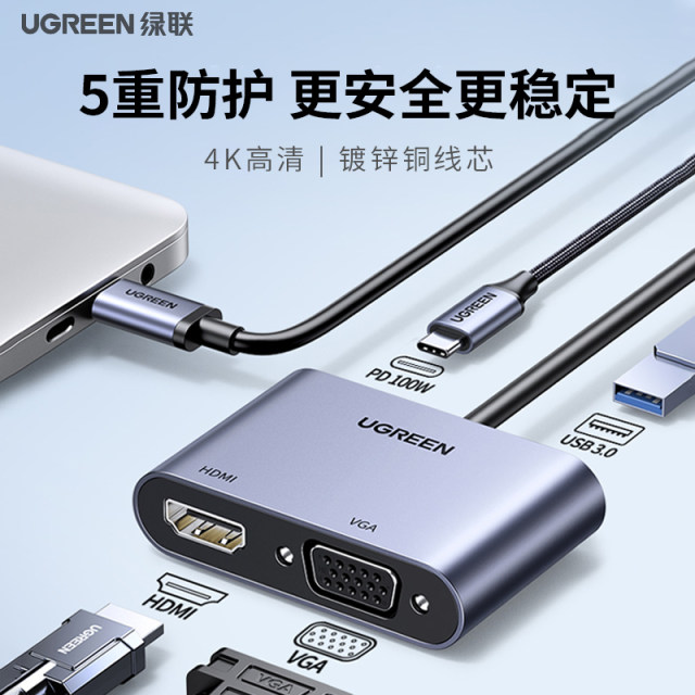 Greenlink typec to HDMI docking station VGA connector mobile phone ...