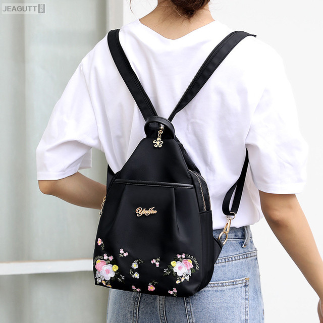 Oxford cloth backpack women's 2024 new Korean version versatile ...