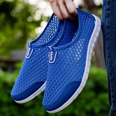 Spring breathable and comfortable lightweight mesh shoes for men's ...
