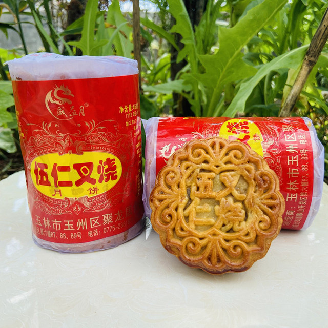 Guangxi Yulin Wuren Barbecued Mooncake Mooncake Traditional Old -style ...