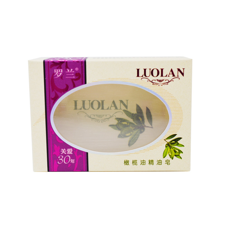 Luolan Rose Essential Oil Soap - Lavender & Olive Oil - Handmade Facial ...
