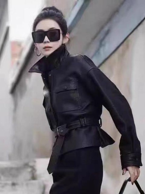 Ingenious Dinghai Needle Leather Jacket 2025 British imported A. Grade ...