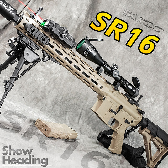 Bohan second generation SR16 continuous electric toy gun wargame launcher into real person cs ...