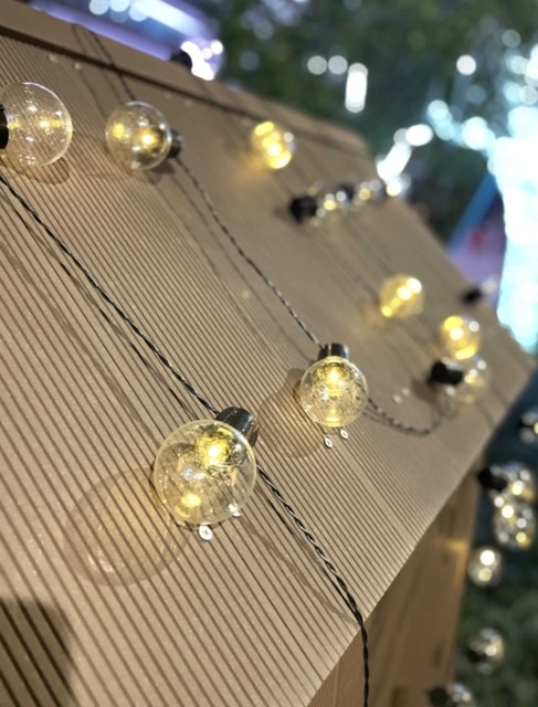 Outdoor waterproof LED bulb light string light ball color garden garden ...