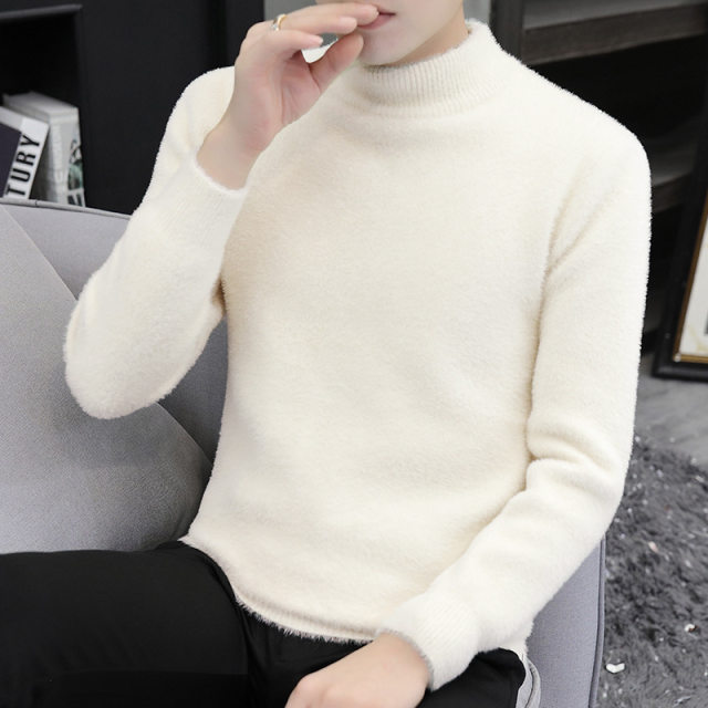Sweat men's autumn and winter Korean edition tide plus a thick round ...