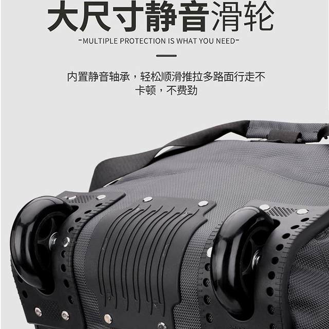 Oxford cloth large capacity foldable trailer bag men's universal travel ...