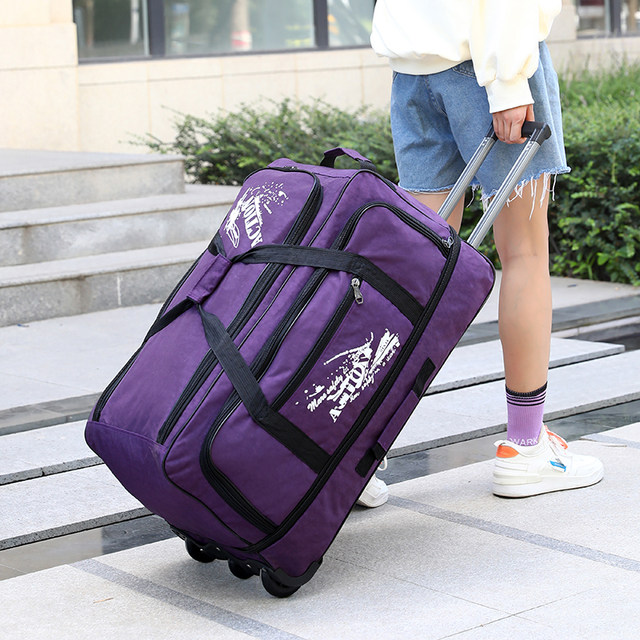 Oxford cloth fashionable trolley bag waterproof and wear-resistant ...