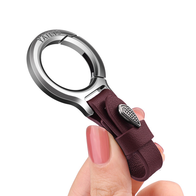 Men's high-end car key chain, simple car key pendant, high-end waist ...