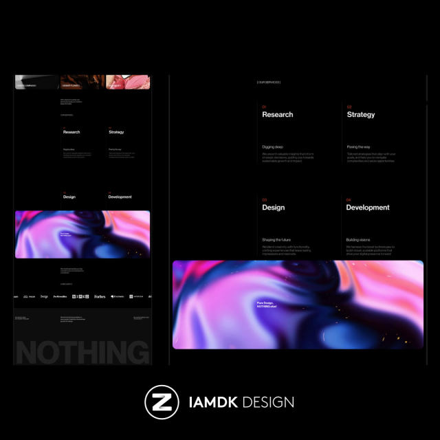 Creative modern aesthetic designer art portfolio graphic layout ...
