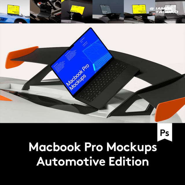 20 website interface UI design notebook MacBook Pro presentation ...