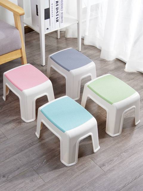 Plastic Stool Bathroom Toilet Small Stool For Home Non Slip Chair kids ...
