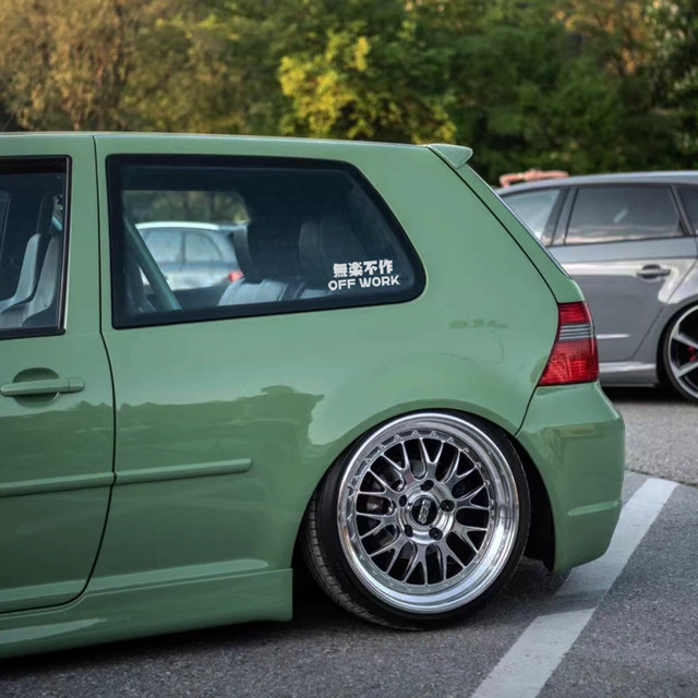 JDM creative text car stickers personality modified front and rear gear ...