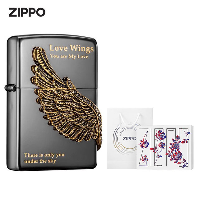 ZIPPO official flagship store windproof kerosene lighter Korean version ...