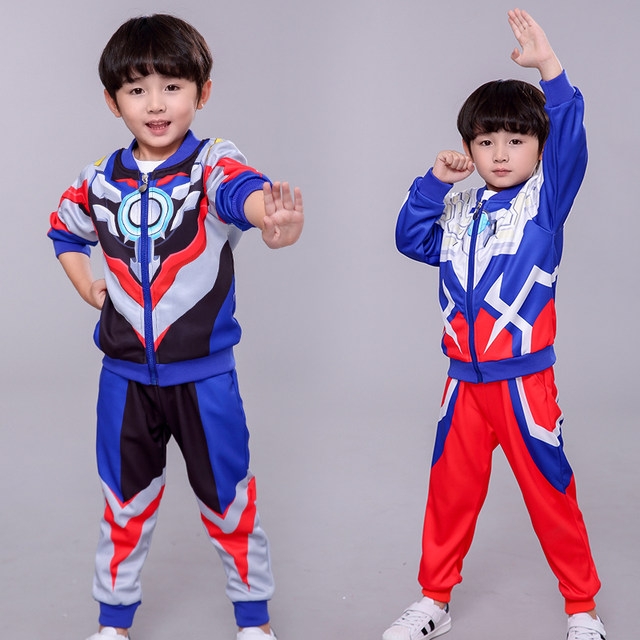 Ultraman Clothes Autumn Clothes Boys Spider-Man Children Spring Autumn ...