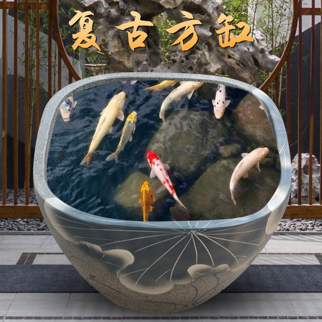 Jingdezhen Ceramic Fish Tank, Lotus Tank, Water Lily Tank, Lotus Pot ...