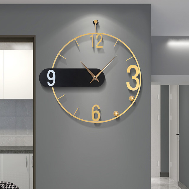 Clocks and clocks for living room, modern, simple and atmospheric ...