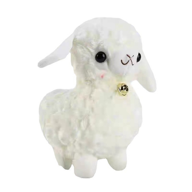 Cute bell plush toy little lamb doll Aries doll claw machine grab ...
