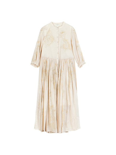 Exceptionexceptional Women's New Chinese Style Dress Silk Screen ...