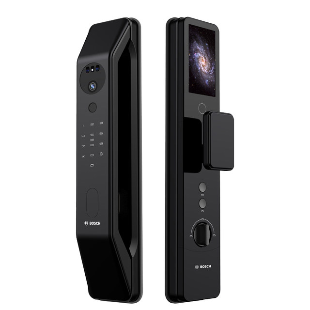 Bosch 3D face recognition visual cat eye large screen smart door lock fingerprint lock password ...