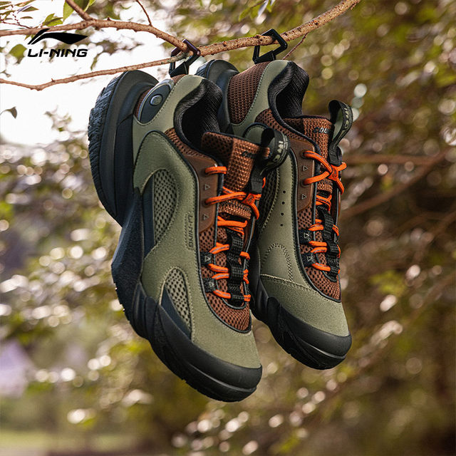 Li Ning CF traceable camping shoes hiking EDC men's shoes women's shoes ...
