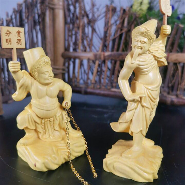 Yaibai Huang Popular Wood Carving Seven Lord Eight Lord Statue Dacong ...