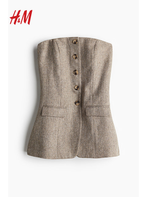 HM spring women's front tube tube top 1252915