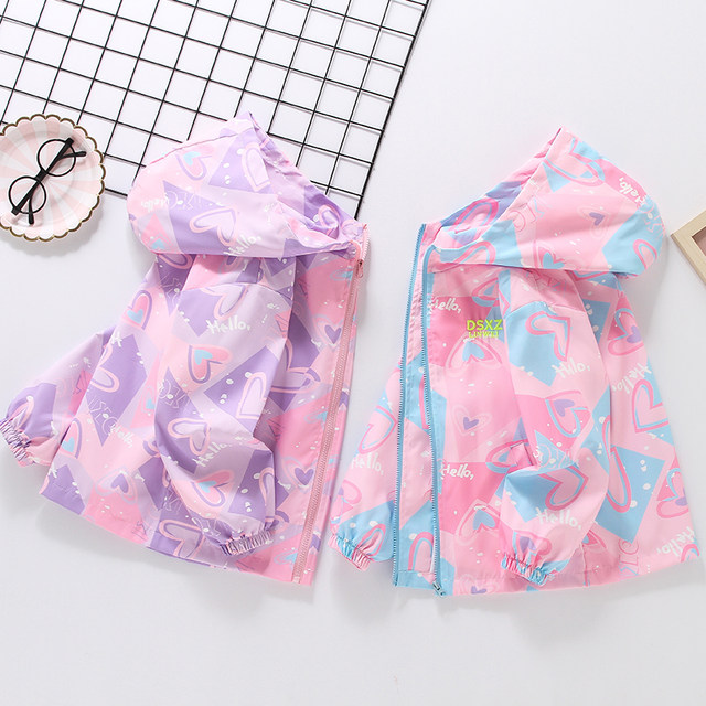 Trendy New Girls' Jackets Children's Lightweight Windbreaker Spring and ...