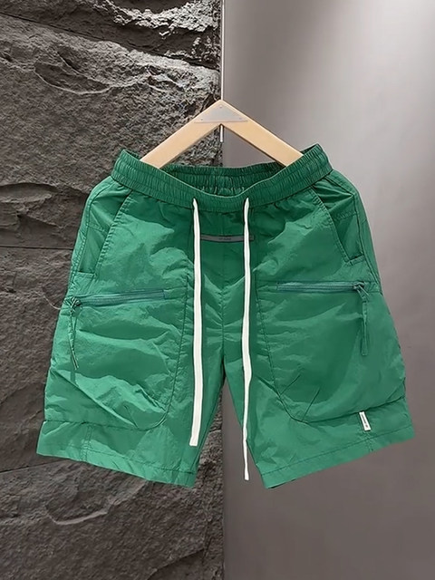 New summer men's quick-drying work shorts Korean style versatile loose ...