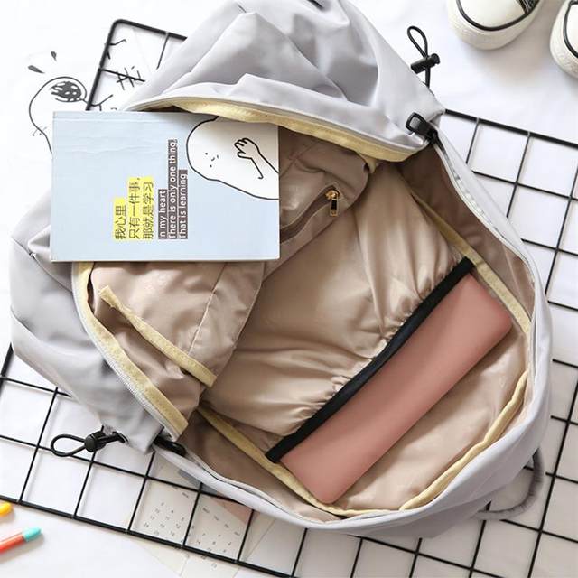 Muji MUJ Japanese NR forest large-capacity solid color backpack for ...