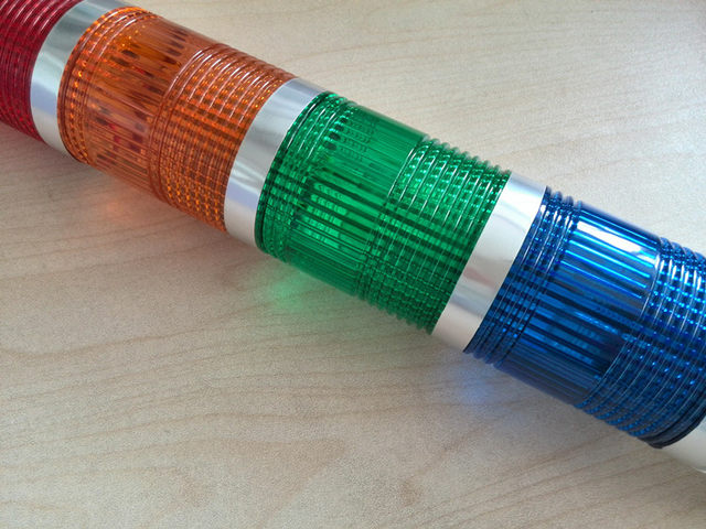 Three-color light machine alarm indicator LTA-205-3WJ three-color three ...