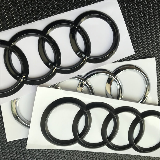 Audi car logo Audi A6LA4LQ3Q5 mid-grid logo four-ring logo tail logo ...