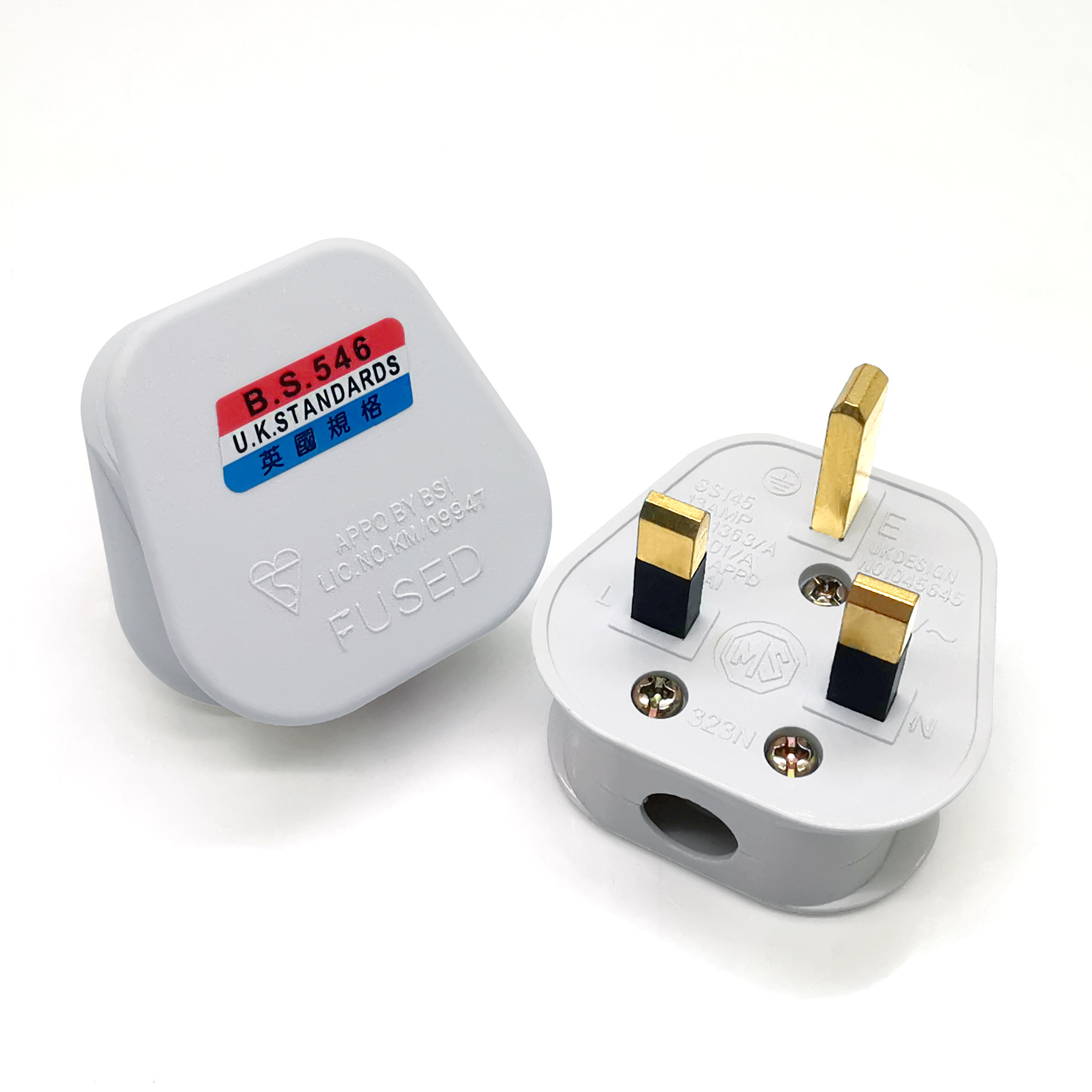 British standard power supply with switch fuse 13a british plug