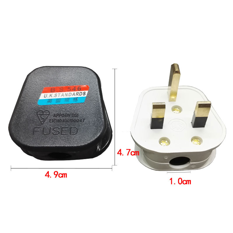 British standard power supply with switch fuse 13a british plug