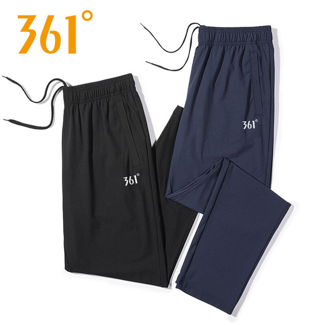361 sports pants men's 2025 autumn new woven loose straight trousers ...