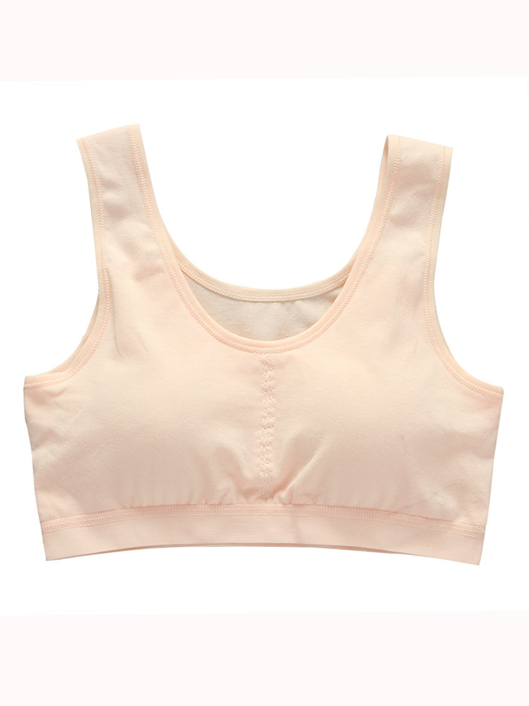 Cotton Girls Bra - Korean Italian Cotton, Thin Summer Vest