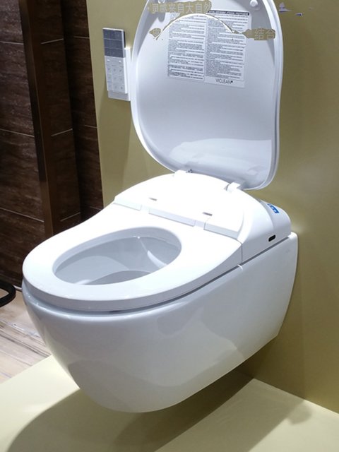 German Treasure Villeroy Boch dark installation wall -mounted toilet ...