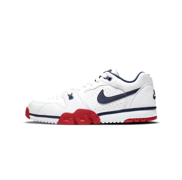 NIKE/Nike CROSSTRAINERLOW men's white and red low-top sports and ...