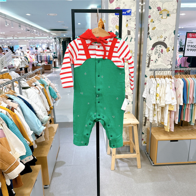 moimoln Xiaoyunduo men's and women's spliced Christmas jumpsuits Korea purchasing 24 winter ...