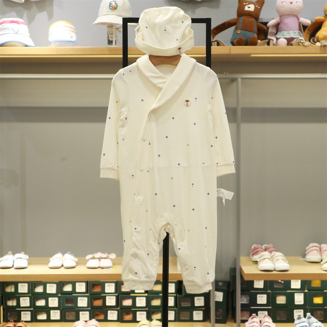 Xiaoyunduo moimoln baby comfortable long-sleeved jumpsuit Korean purchasing 24 autumn toddler ...