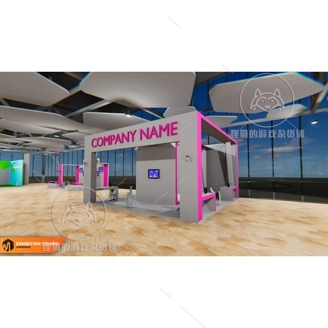 Unity Exhibition stands - conference exhibition scene 2.0