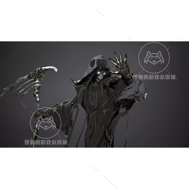 UnityRipperGhost Undead Reaper Monster Model 1.0